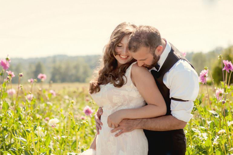 Doreen and Dani Tropical ’70s-Themed Wedding in Brooklyn - Love Inc. Mag