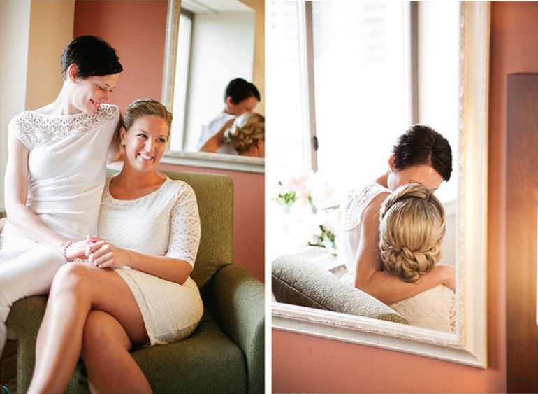 Natalie and Meagan's Intimate Seattle Ferry Ceremony and Arizona ...