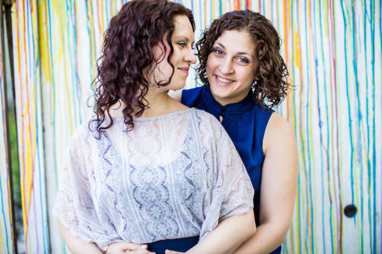 Elena and Lindsey’s Brooklyn Engagement Shoot by Alexis June Weddings ...
