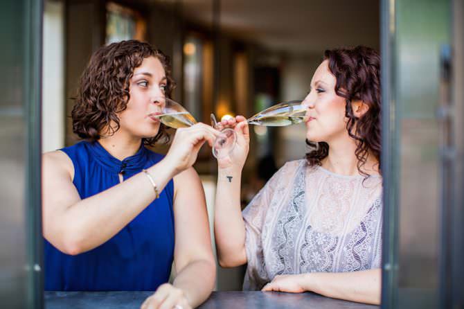 Elena and Lindsey’s Brooklyn Engagement Shoot by Alexis June Weddings ...