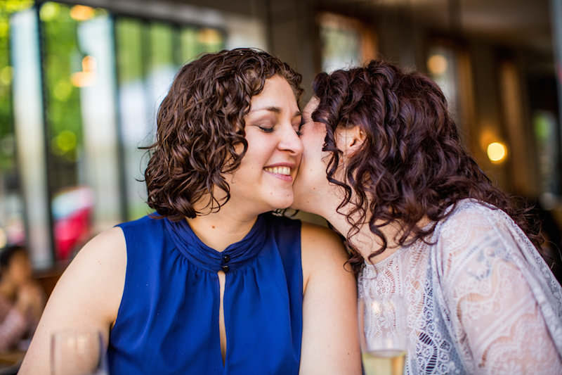 Elena and Lindsey’s Brooklyn Engagement Shoot by Alexis June Weddings ...