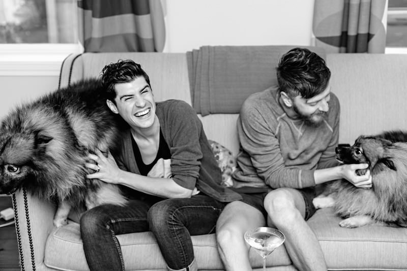 Ryan and Kirk’s Charming At-Home Engagement Session – Love Inc. Mag