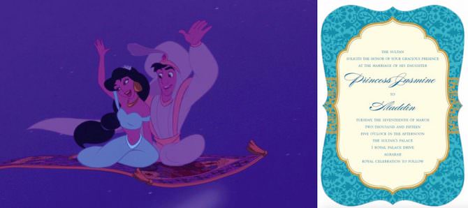 Cinderella-Inspired Wedding Invites (Plus 6 More Disney Princess ...