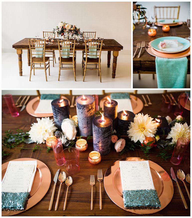 Dreamy Mint and Rose Gold Styled Shoot with Minted - Love Inc. Mag