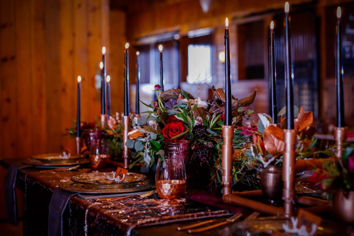 A Moody and Unconventional Farm Wedding Inspiration Shoot - Love Inc. Mag