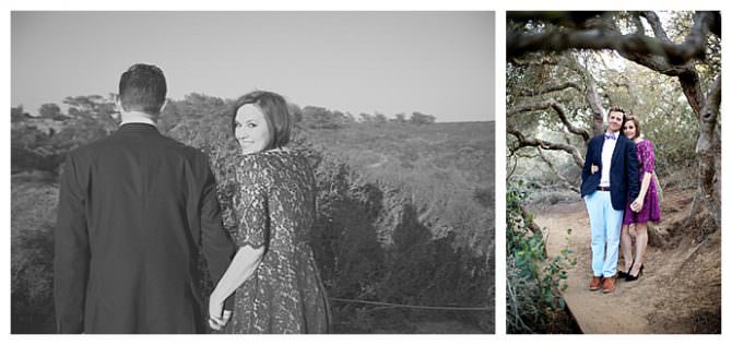Adrienne and Spencer’s Stylish Engagement Shoot Along the San Diego ...