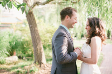 Robyn and Pete's Lush Garden Wedding at Norfolk Pagoda - Love Inc. Mag
