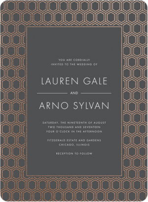 14 Masculine Wedding Invitations That Don’t Skimp on Design - Love Inc. Mag