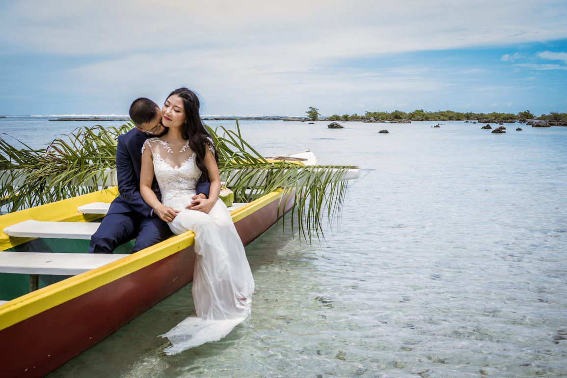 Vicky and Ricky's Tropical Polynesian Wedding in Moorea - Love Inc. Mag