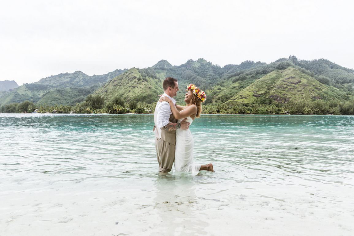 Kerlyn and Tim's Destination Wedding in French Polynesia - Love Inc. Mag