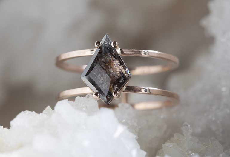 Giddy Over Gray: 11 Gray Diamond Engagement Rings We Love - Love Inc. Mag