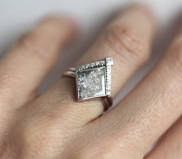 Giddy Over Gray: 11 Gray Diamond Engagement Rings We Love - Love Inc. Mag