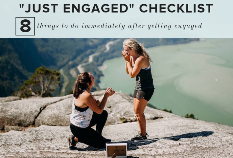 Our “Just Engaged” Checklist: What to Do Immediately After Getting ...