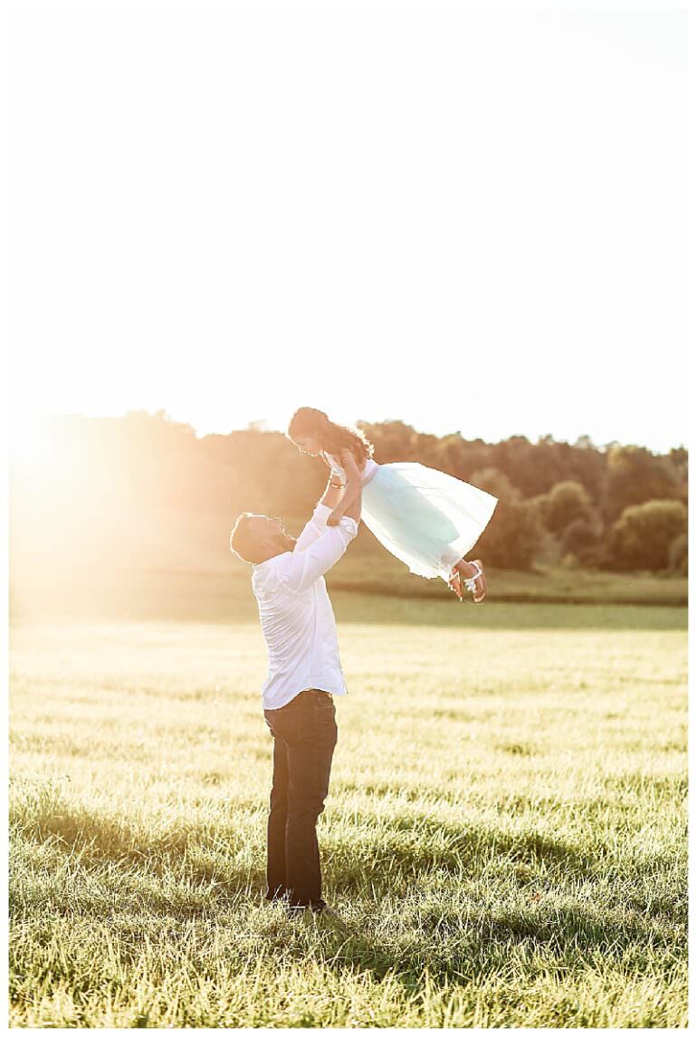Family Focused Engagement Session at Golden Hour - Love Inc. Mag