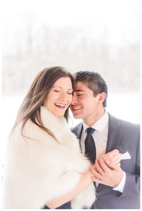 A Romantic Formal Engagement Shoot in the Snow - Love Inc. Mag