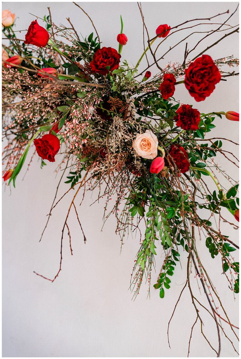 We Have Heart Eyes for This Red Wedding Inspo with Two Brides - Love ...