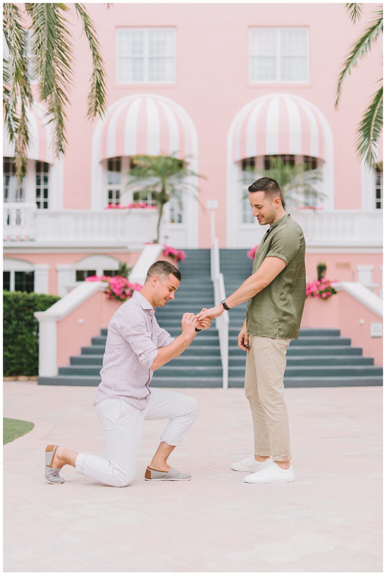 This Proposal At The Colorful Don Cesar Hotel Will Make Your Heart Leap