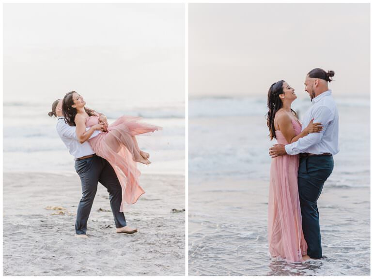 California Coast Proposal at Sunset - Love Inc. Mag