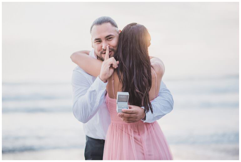 California Coast Proposal at Sunset - Love Inc. Mag