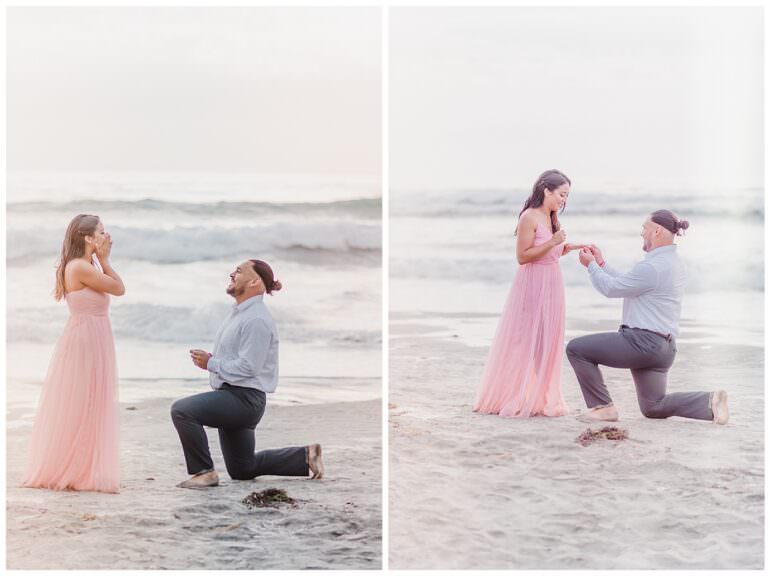 California Coast Proposal at Sunset - Love Inc. Mag