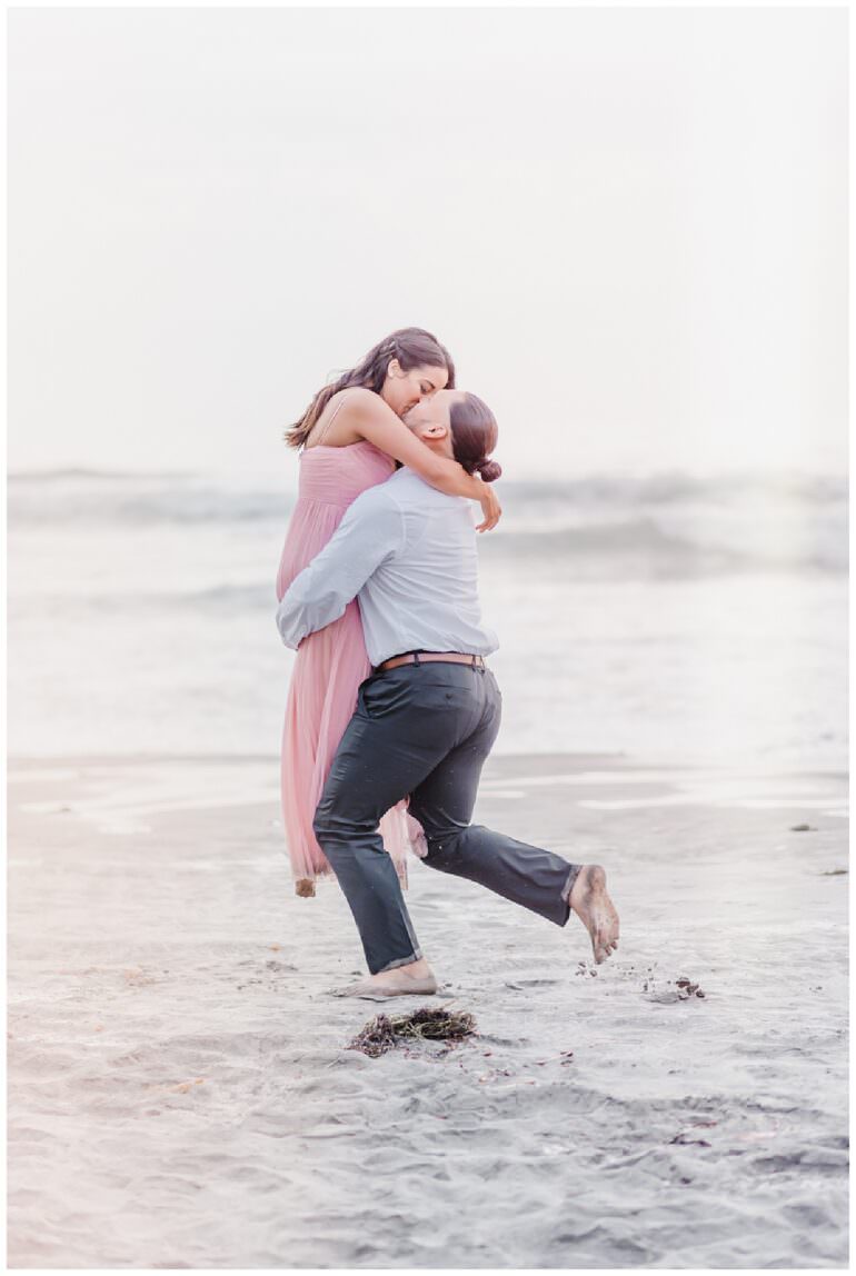 California Coast Proposal at Sunset - Love Inc. Mag