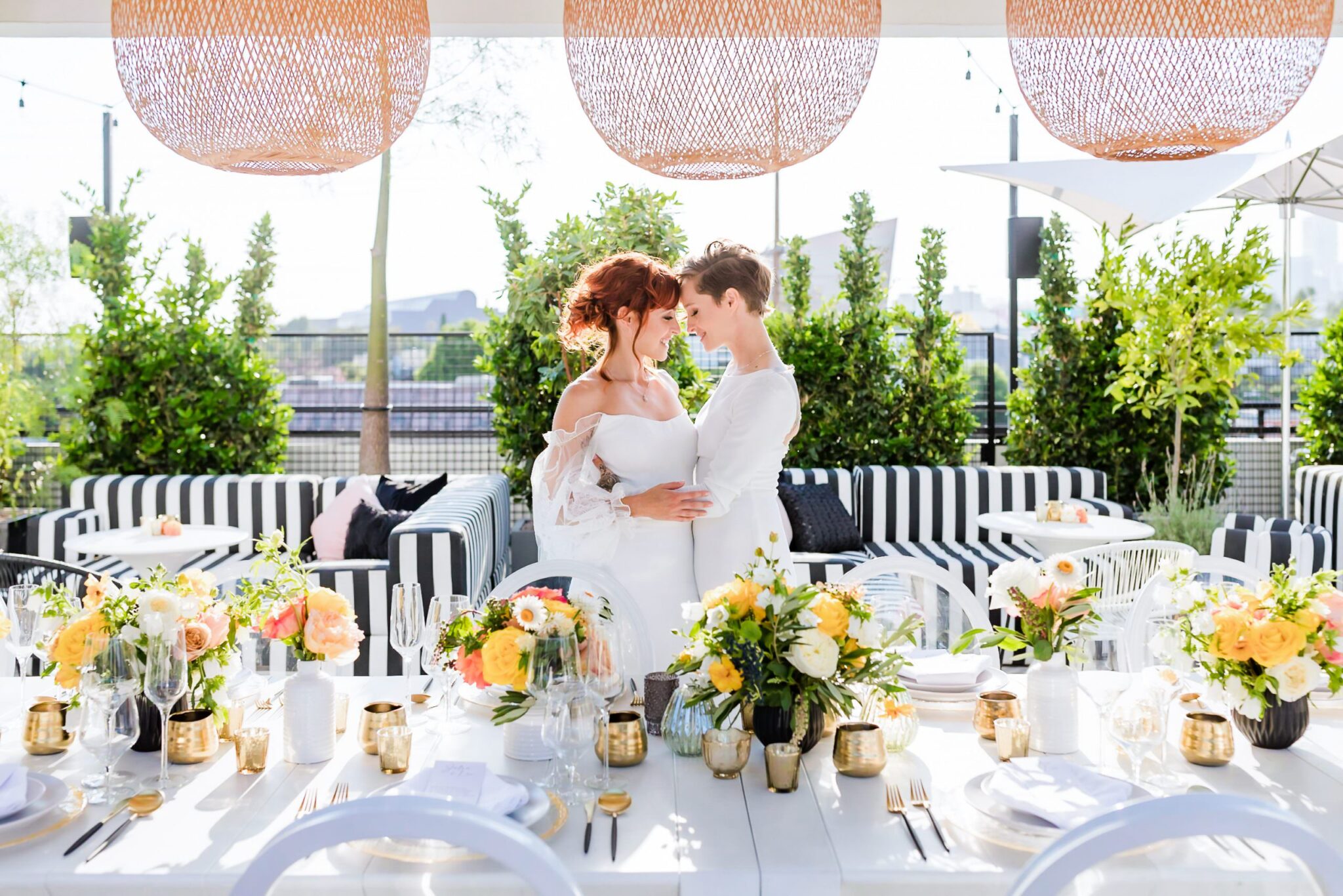 Modern Wedding Inspiration with French Vibes in Hollywood - Love Inc. Mag