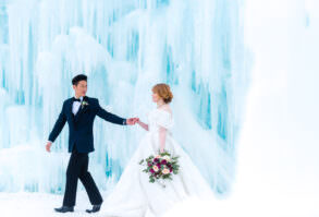 Magical Winter Wedding Inspiration in an Ice Castle - Love Inc. Mag