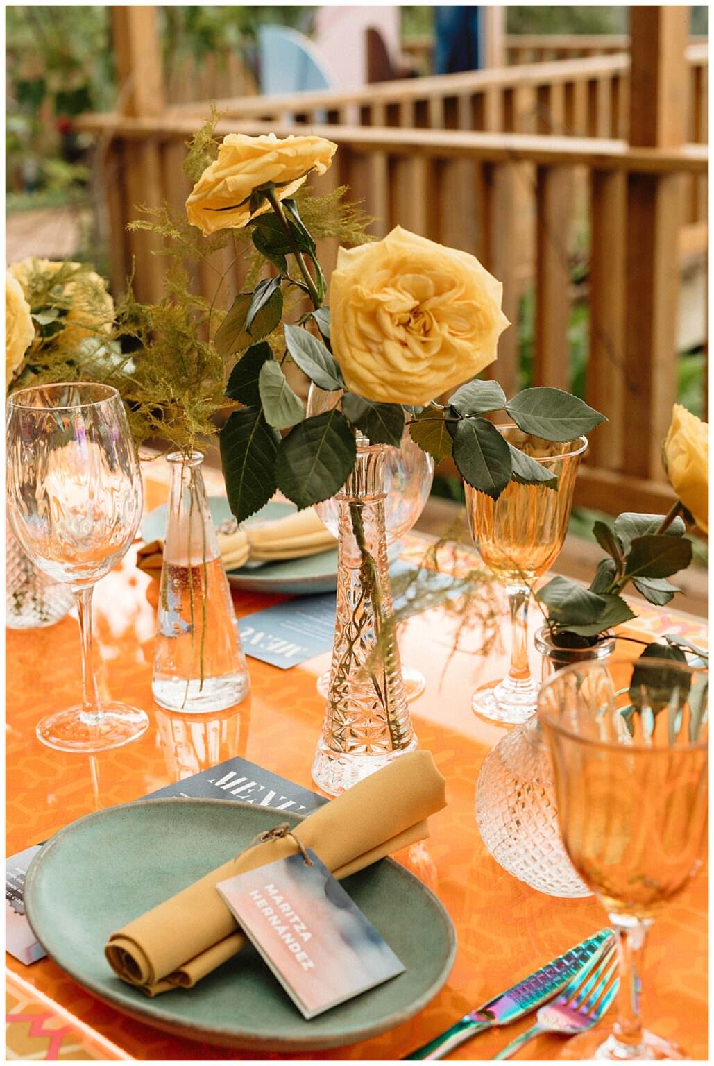 Puerto Rico Microwedding with Modern Colorblock Design - Love Inc. Mag