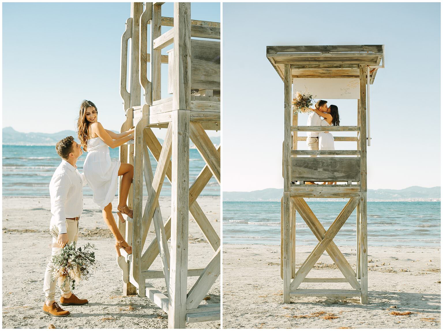 Dreamy Mallorca Spain Beach Proposal with Stunning Details - Love Inc. Mag