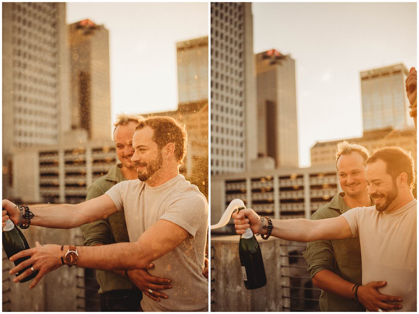 This Rooftop Styled Shoot Turned Into a Real-Life Proposal - Love Inc. Mag