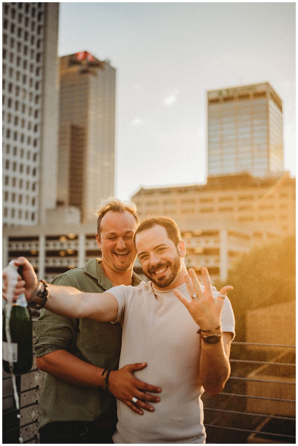 This Rooftop Styled Shoot Turned Into a Real-Life Proposal - Love Inc. Mag