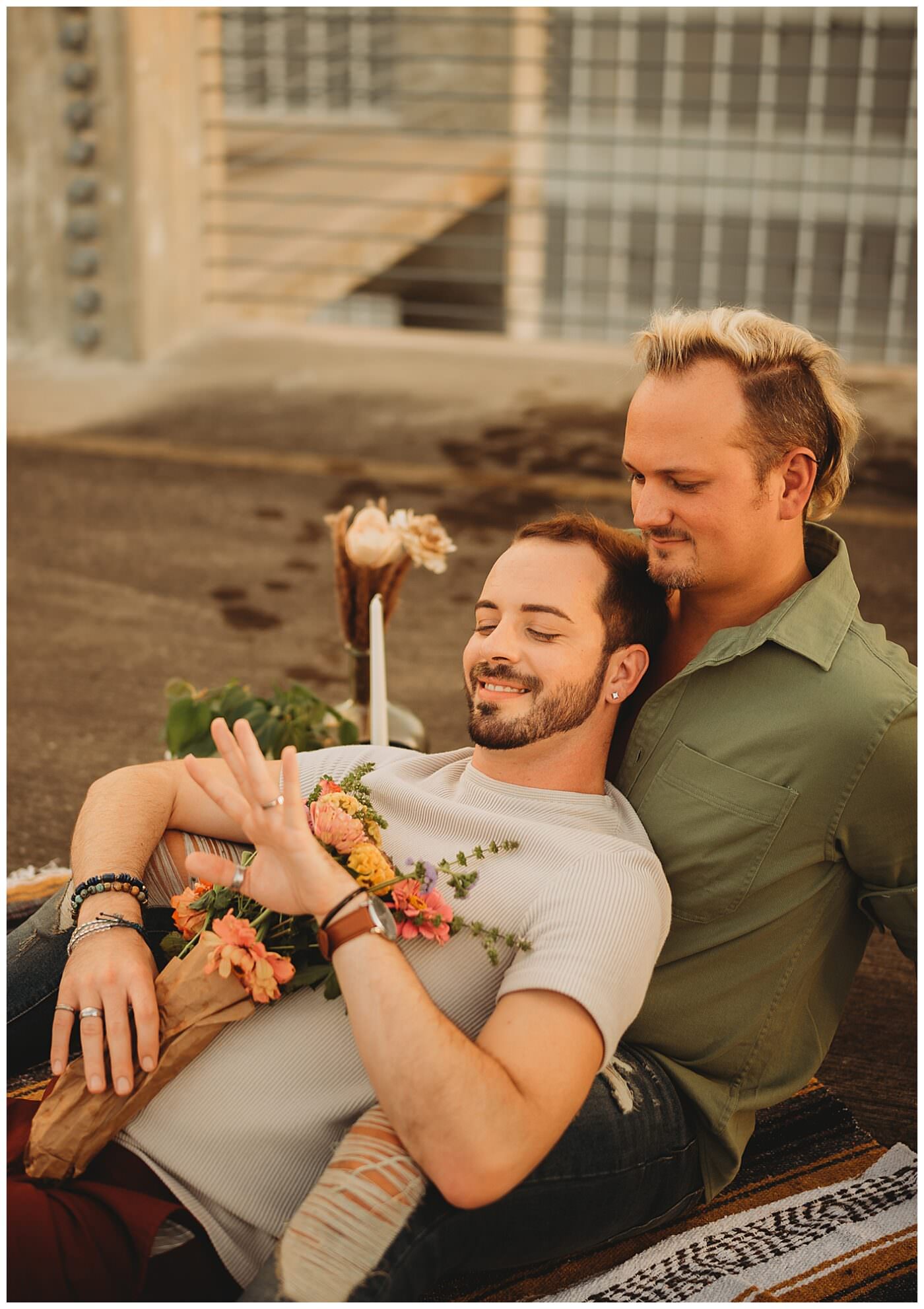 This Rooftop Styled Shoot Turned Into a Real-Life Proposal - Love Inc. Mag
