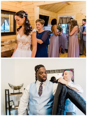 Purple and Blue Rustic Wedding in Pennsylvania with Theatrical Touches ...