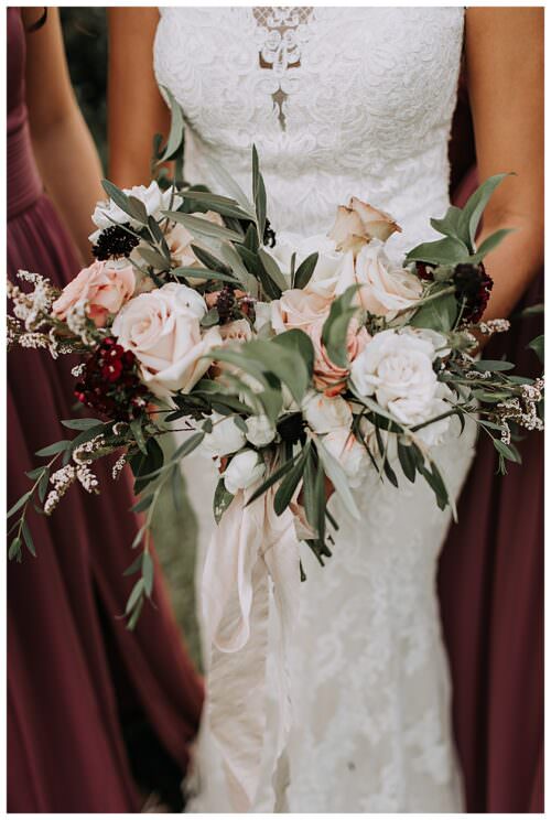 Berry-Colored Louisiana Wedding with Polynesian Dancers - Love Inc. Mag
