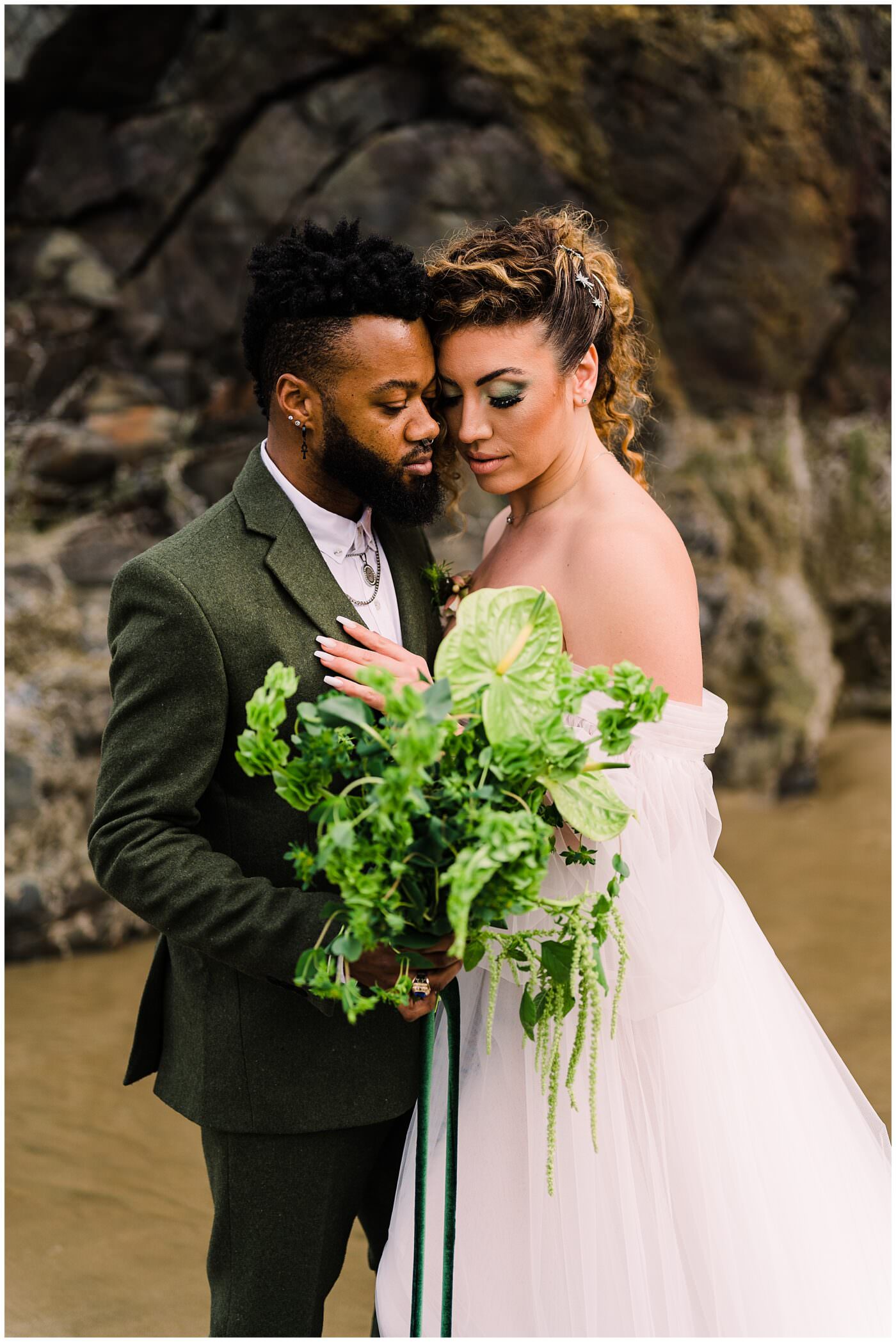 Romantic Cannabis Wedding Inspo on the Oregon Coast - Love Inc. Mag