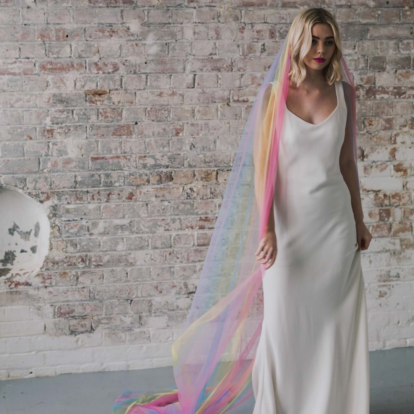 10 Statement Veils That Rival Kourtney Kardashian’s Wedding Look - Love ...