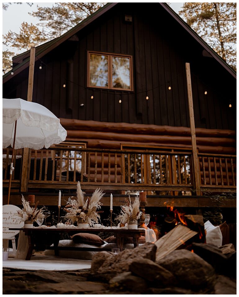 This Influencer Proposed to Her Girlfriend with a Cozy Picnic at a Cabin - Love Inc. Mag