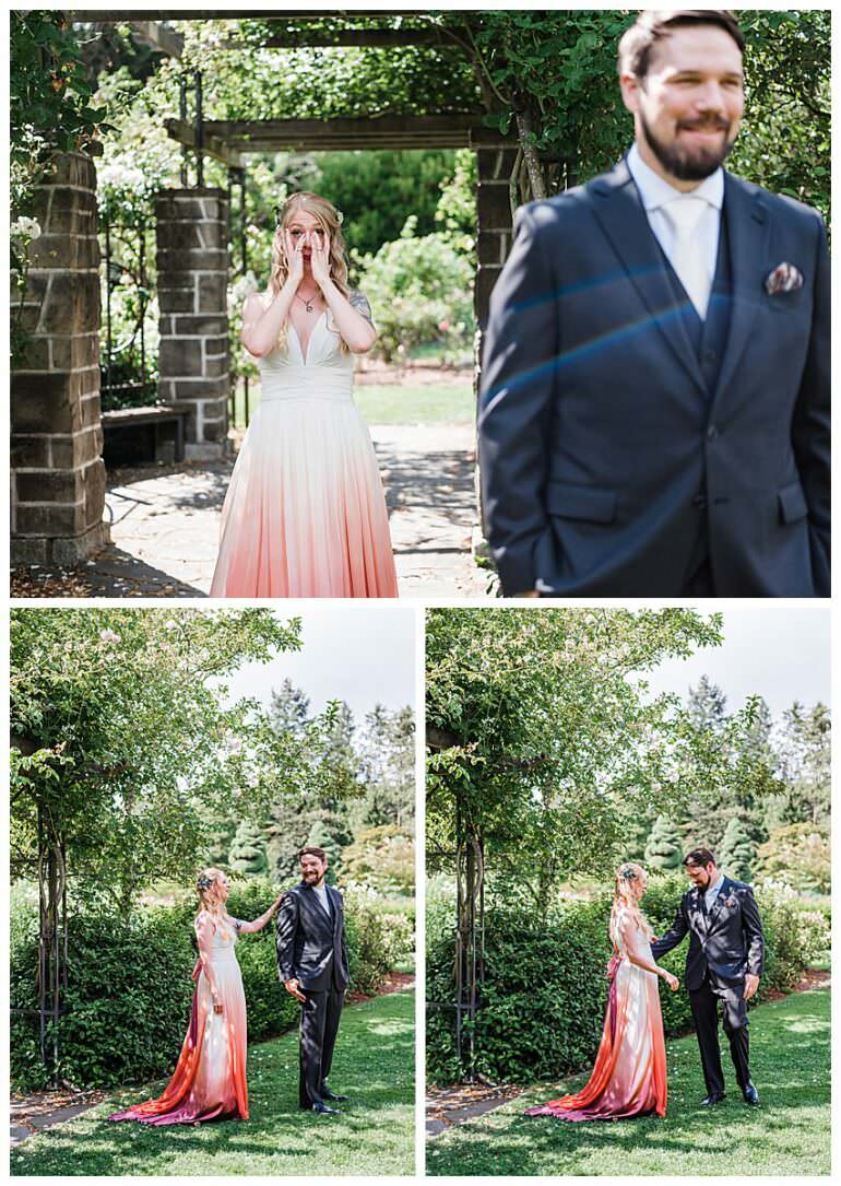 Even a Tiger Couldn’t Steal the Spotlight From This Bride’s Ombré ...
