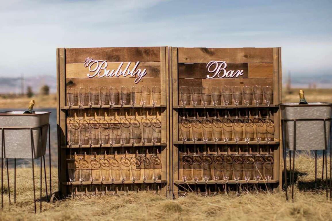 Wedding Beverage Wall Ideas & Inspiration - Love Inc. Mag