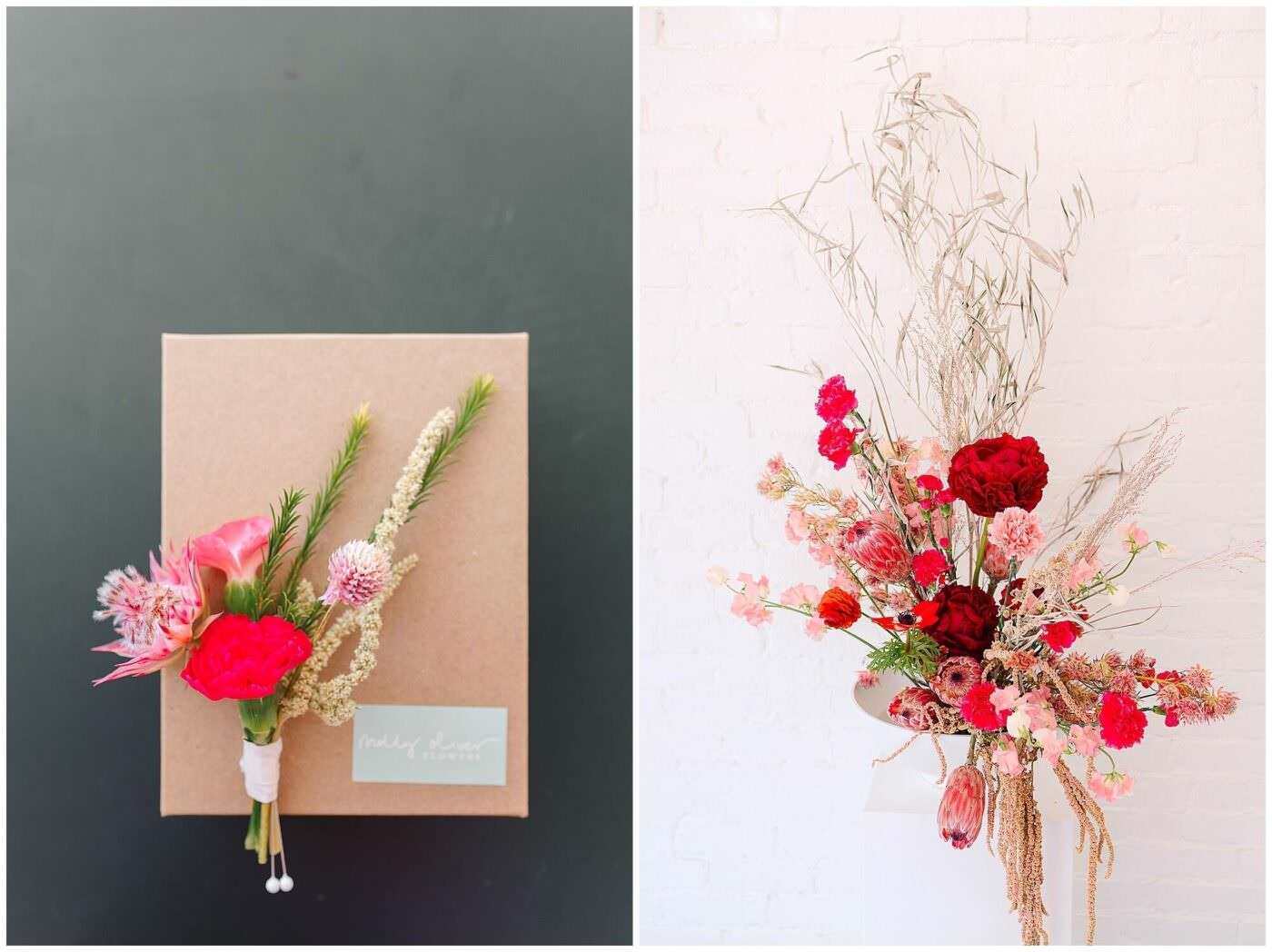 Bright Pink, Bold & Modern Brooklyn Wedding Inspo - Love Inc. Mag