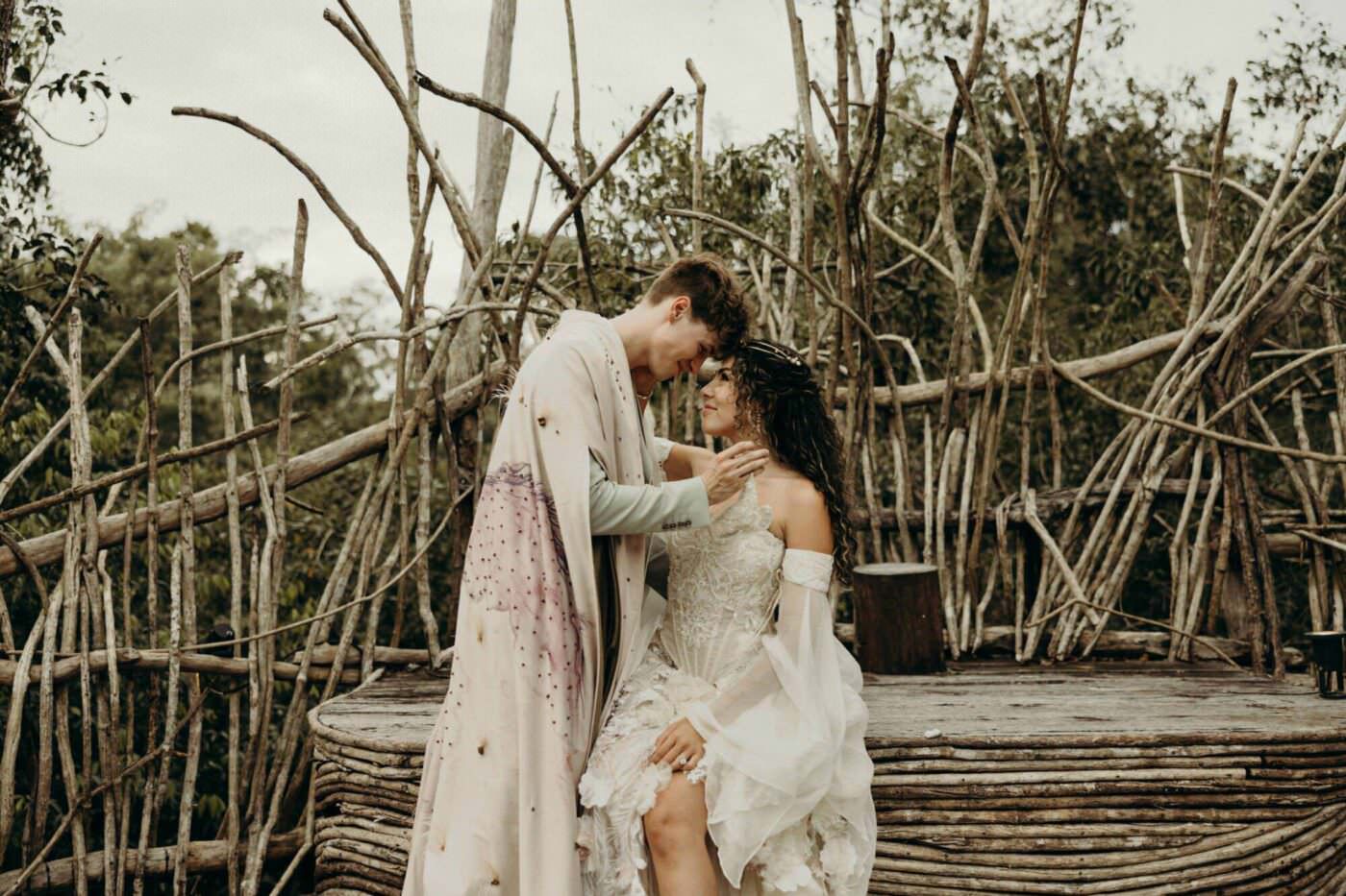 TikTok Stars Andrea and Lewis Kelly's Tulum Destination Wedding - Love ...