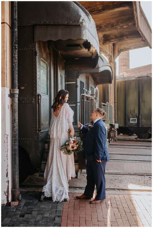 This Harry Potter-Themed Wedding at a Railroad Museum Transports Us to ...